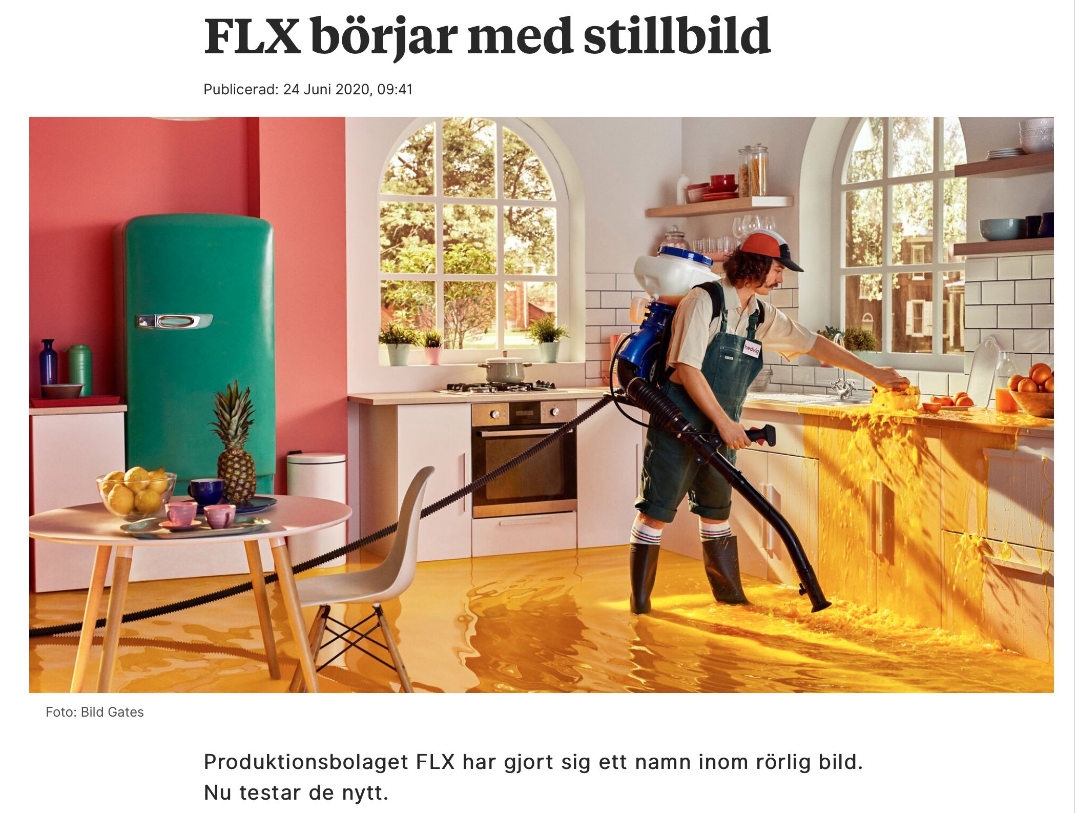 FLX teams up with still photographers | FLX